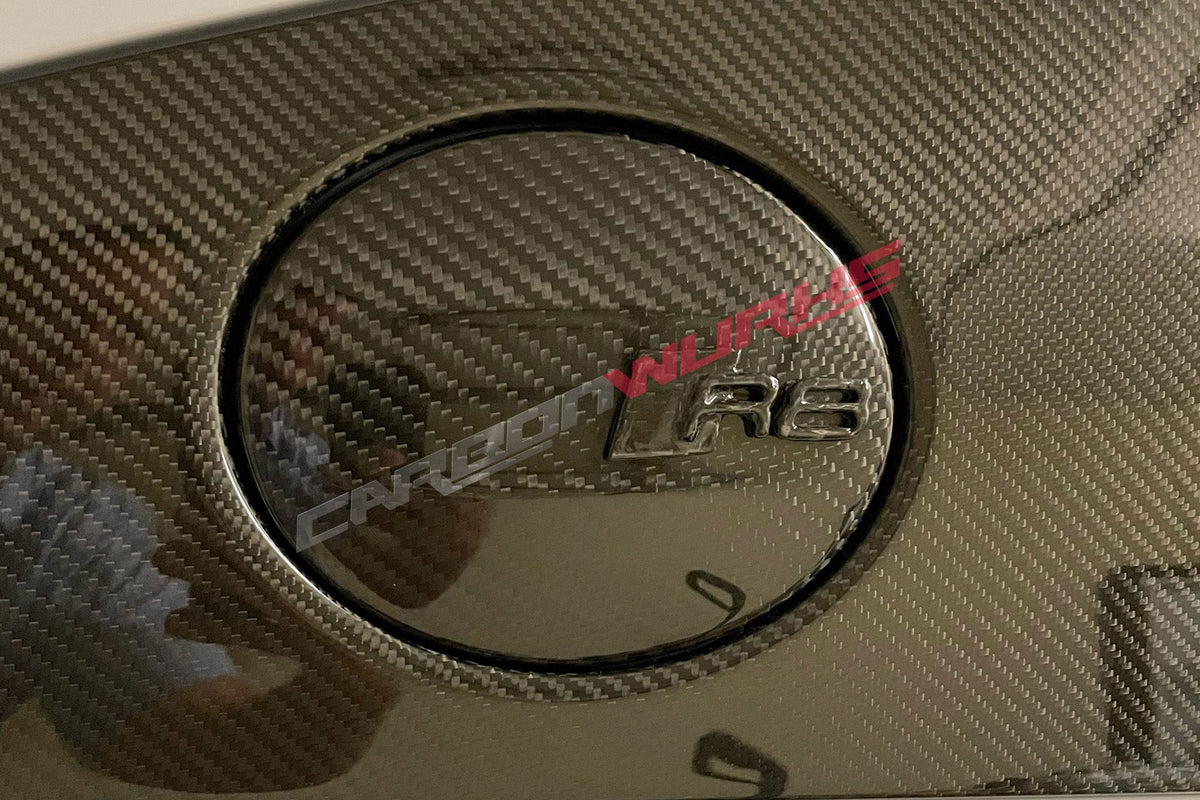 Fuel Cap in Carbon Fiber with R8 Emblem | Audi R8 Gen 2 Parts
