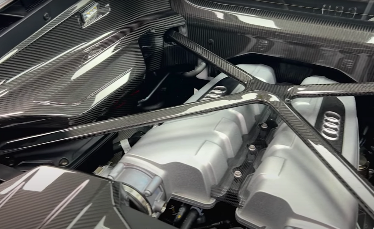 Audi R8 Engine X-Brace Carbon Fiber | Audi R8 Gen 2 Parts
