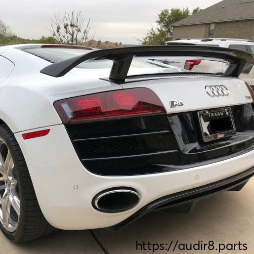 Audi R8 GT Wing Carbon Fiber | GT-Style R8 Wing 1-Inch Higher